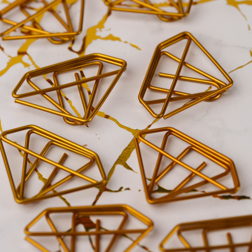 Pentagon Paper Clips - Modern Lustre - PMA 356005 (8pcs) – Printable Heaven